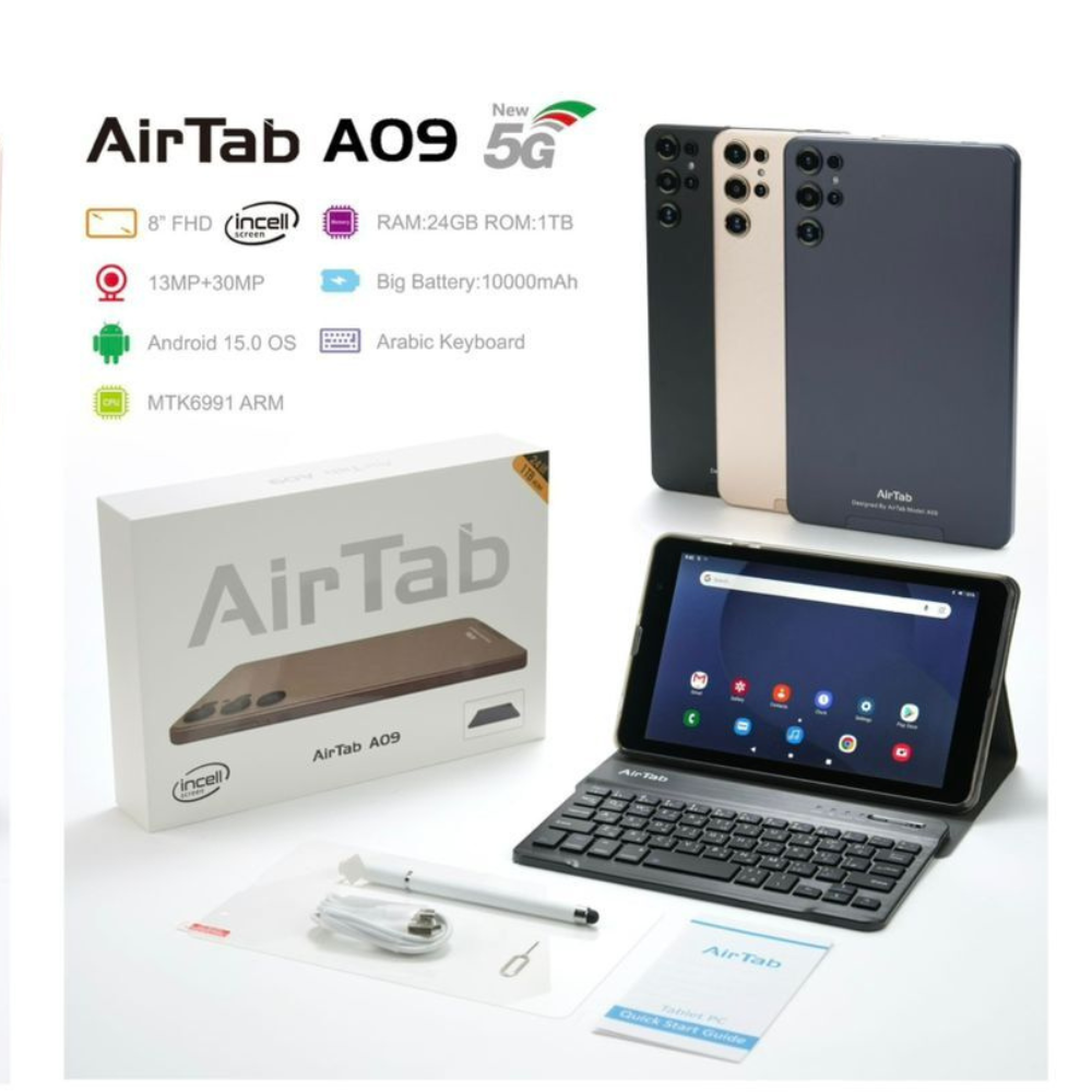 AirTab A09 5G 24gb Ram - 1TB - 8” - Magnet E-Store Zimbabwe